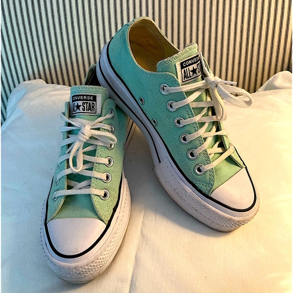 Converse | Shoes | Converse Platform Mint Green | Poshmark